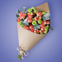Flores1 ® | Florerias CDMX Mini rosas en bouquet, cdmx, edomex. | Envio ...